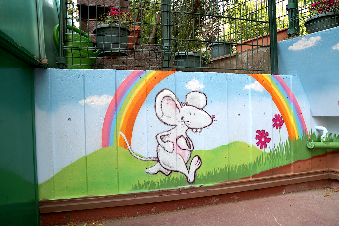 Ecole Faidherbe - Fresque murale pour école maternelle